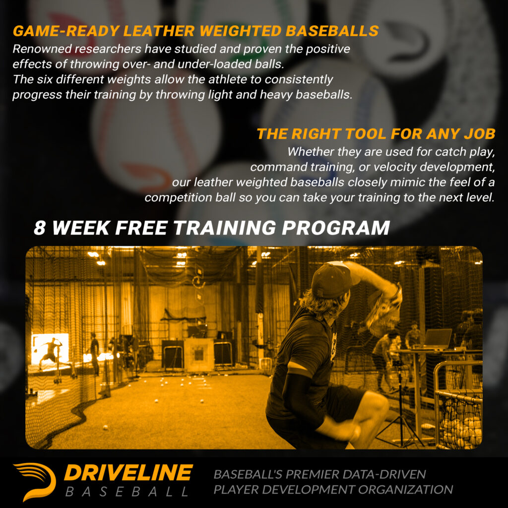 Driveline Leather Weighted Baseballs - Driveline Baseball