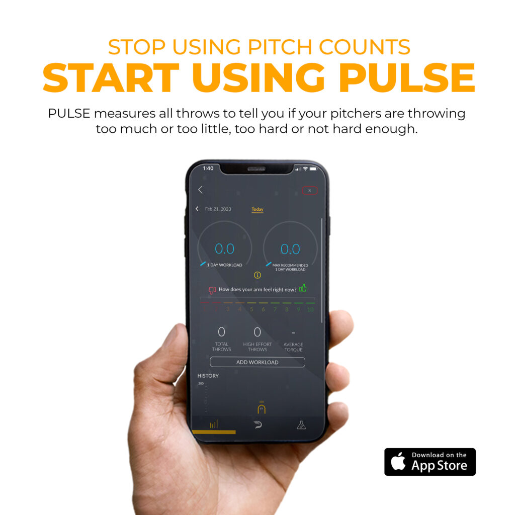 PULSE Throw Workload Monitor - Driveline Baseball
